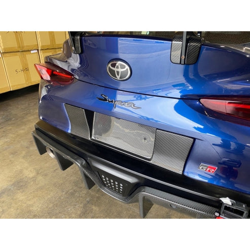 Toyota Supra A90 License Plate Backing 2020-2023 – Braidan Motorsport